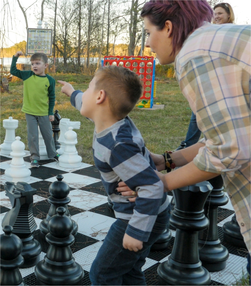 Giant Outdoor Chess at The Great Escape Lakeside