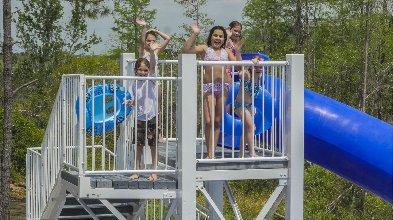 Giant Waterslide at The Great Escape Lakeside